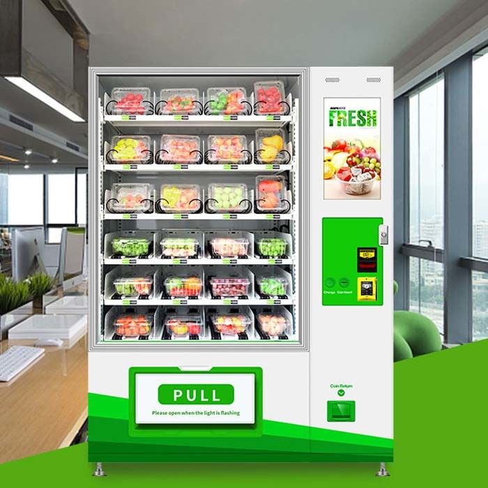Salad Vegetables Fruit Combo Vending Machine 800 Pcs Stainless Steel ...