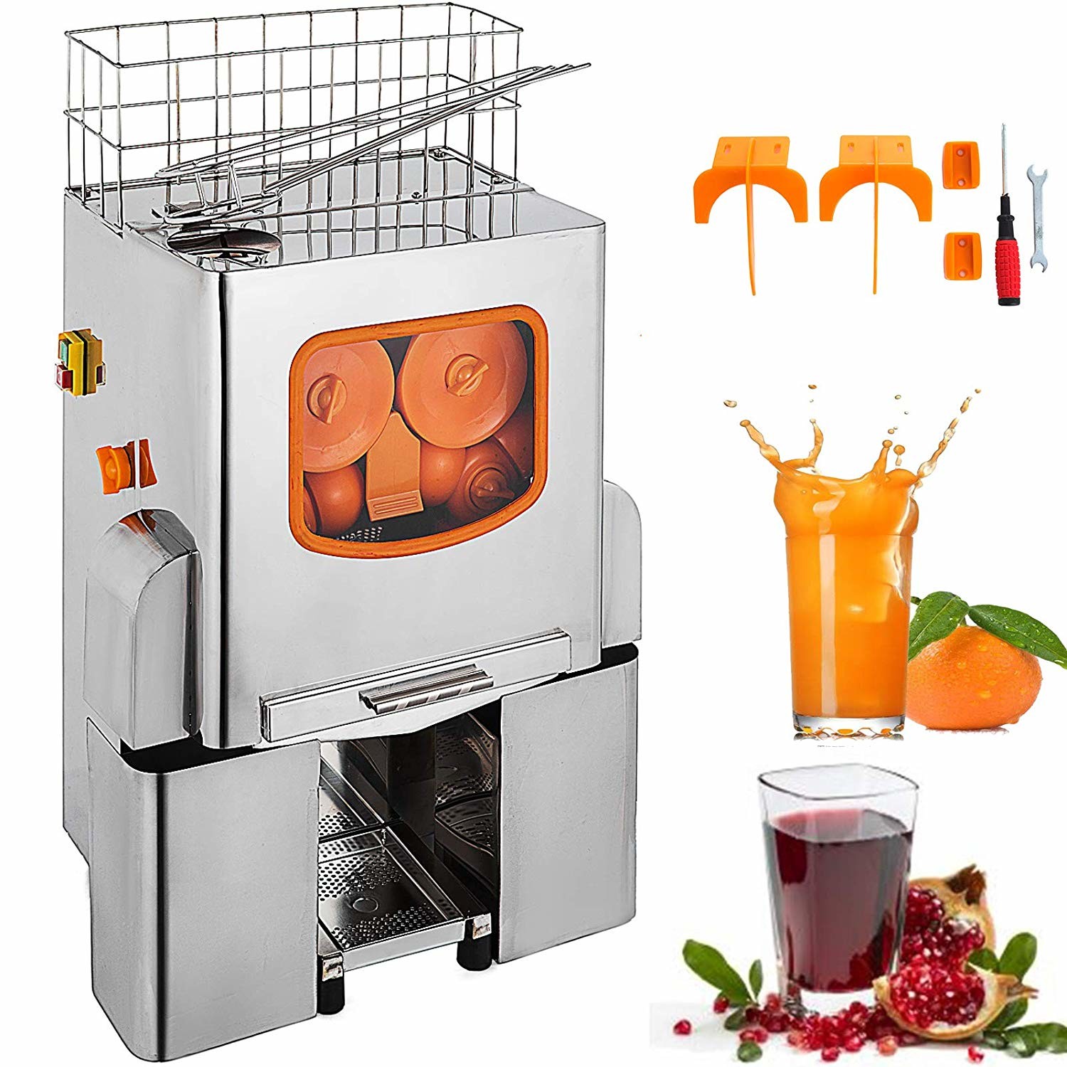 Light Weight Automatic Orange Squeezer 50Hz Low Noise For Bars