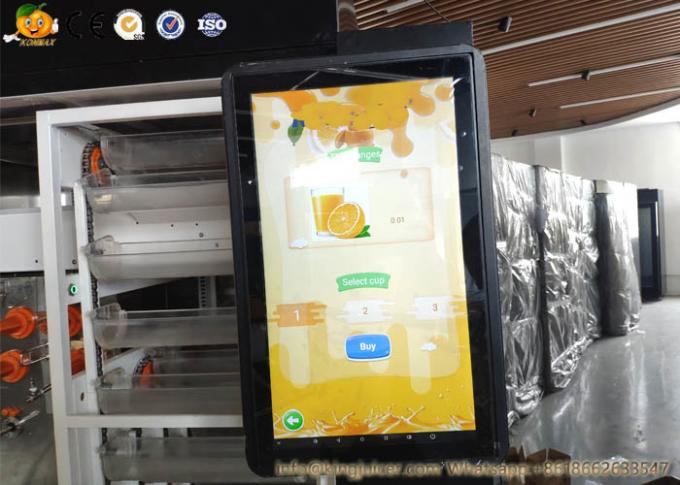 Intelligent Automated Fresh Orange Juice Vending Machine With 20 Inch ...