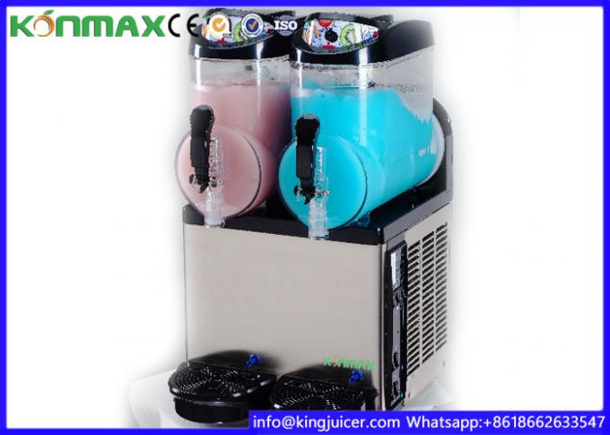 Electric Commercial Ice Slush Machine Dual Beater Mixing System For ...