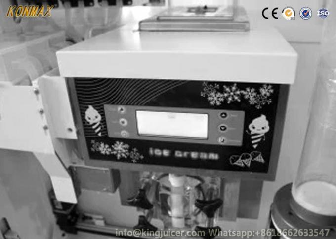 Subway Self Serve Ice Cream Vending Machine With Embraco Compressor