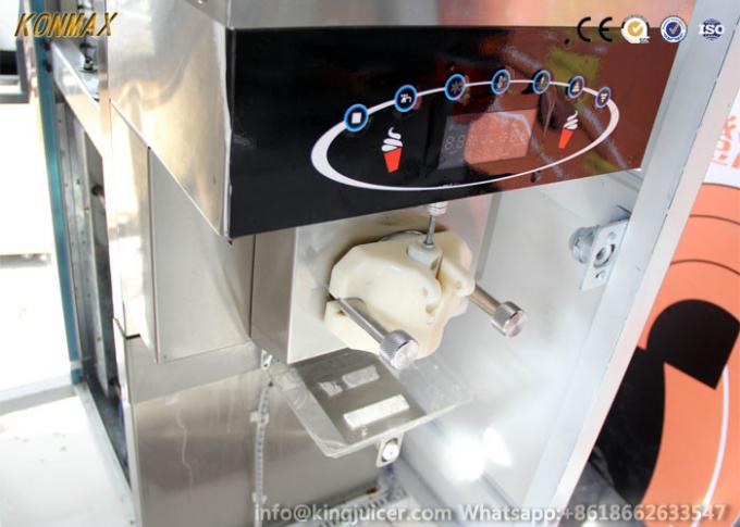 59 Flavors Soft Serve Vending Machine , Robot Ice Cream Vending Machine